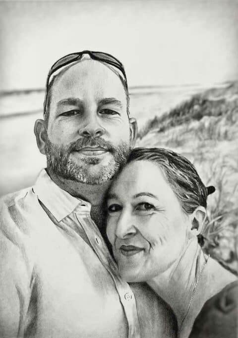 Personalised Portraits | Handcrafted Art by Human Touch Portraits